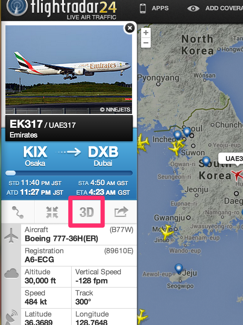 Flightradar24 Live Tracker