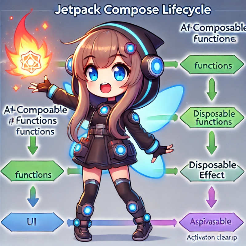 【Jetpack Compose】@Composable のライフサイクルをシンプルに使うには DisposableEffect